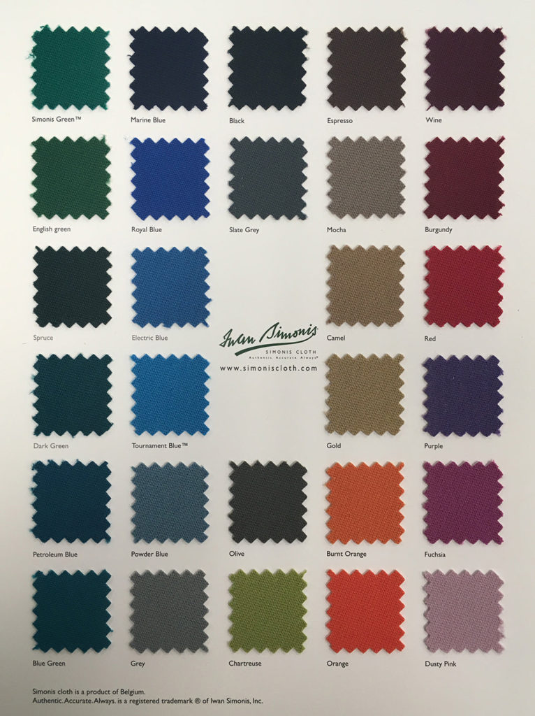 Simonis Pool Cloth – Sudbury Pool Tables